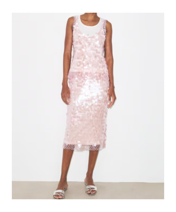 TORY BURCH Tory Burch Sequin Embellished Racerback Top
